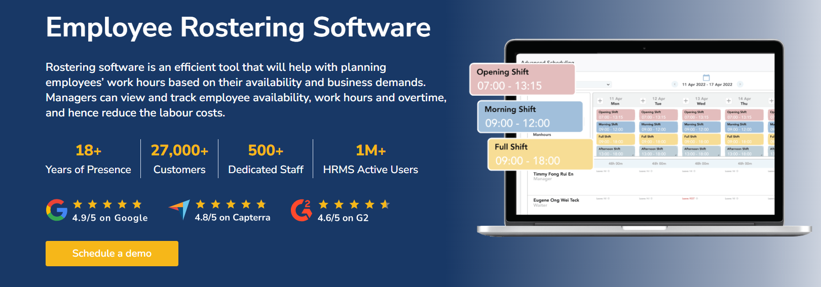 Rostering Software Hong Kong | Info-Tech